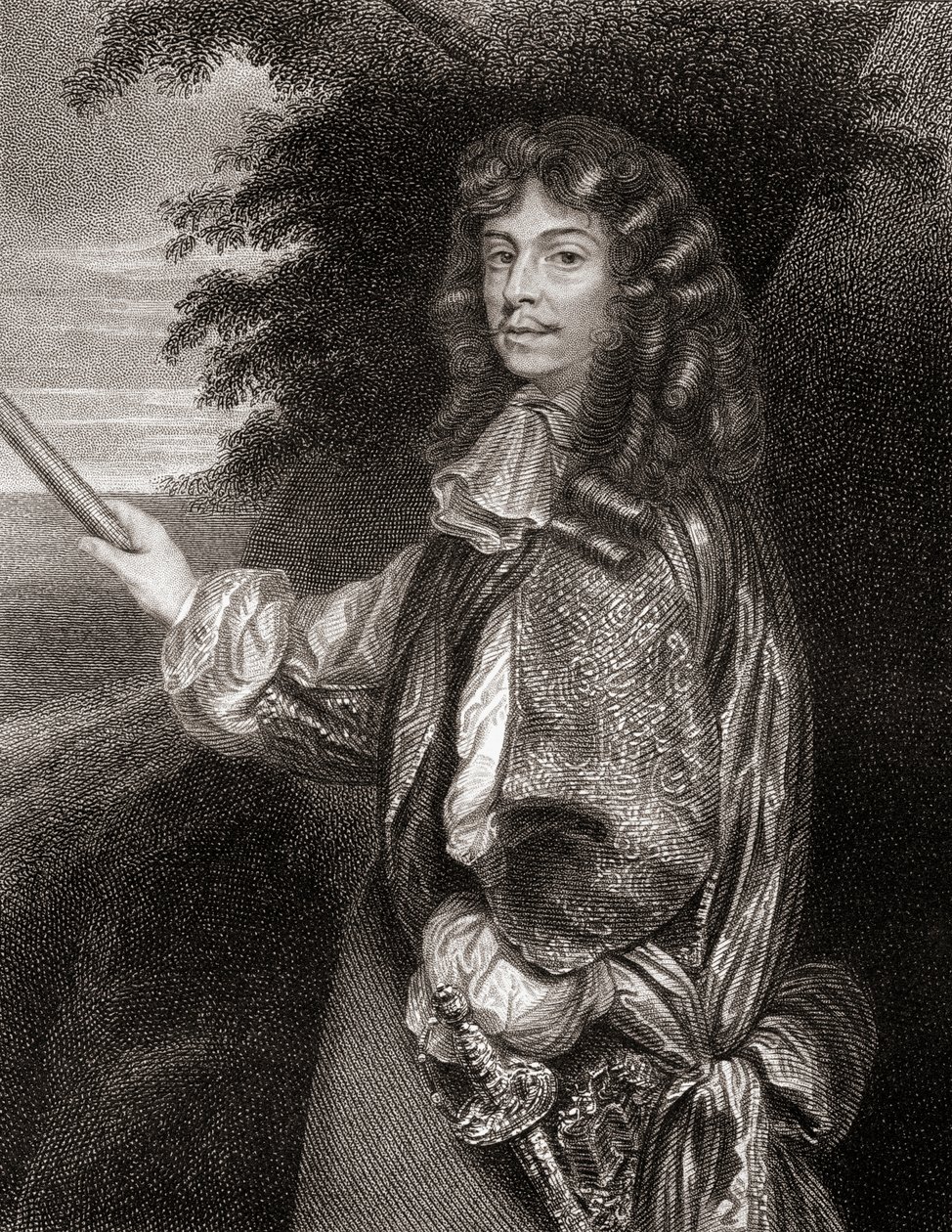Retrato de David Leslie (1601-82) 1er Lord Newark, de 'Lodge's British ...