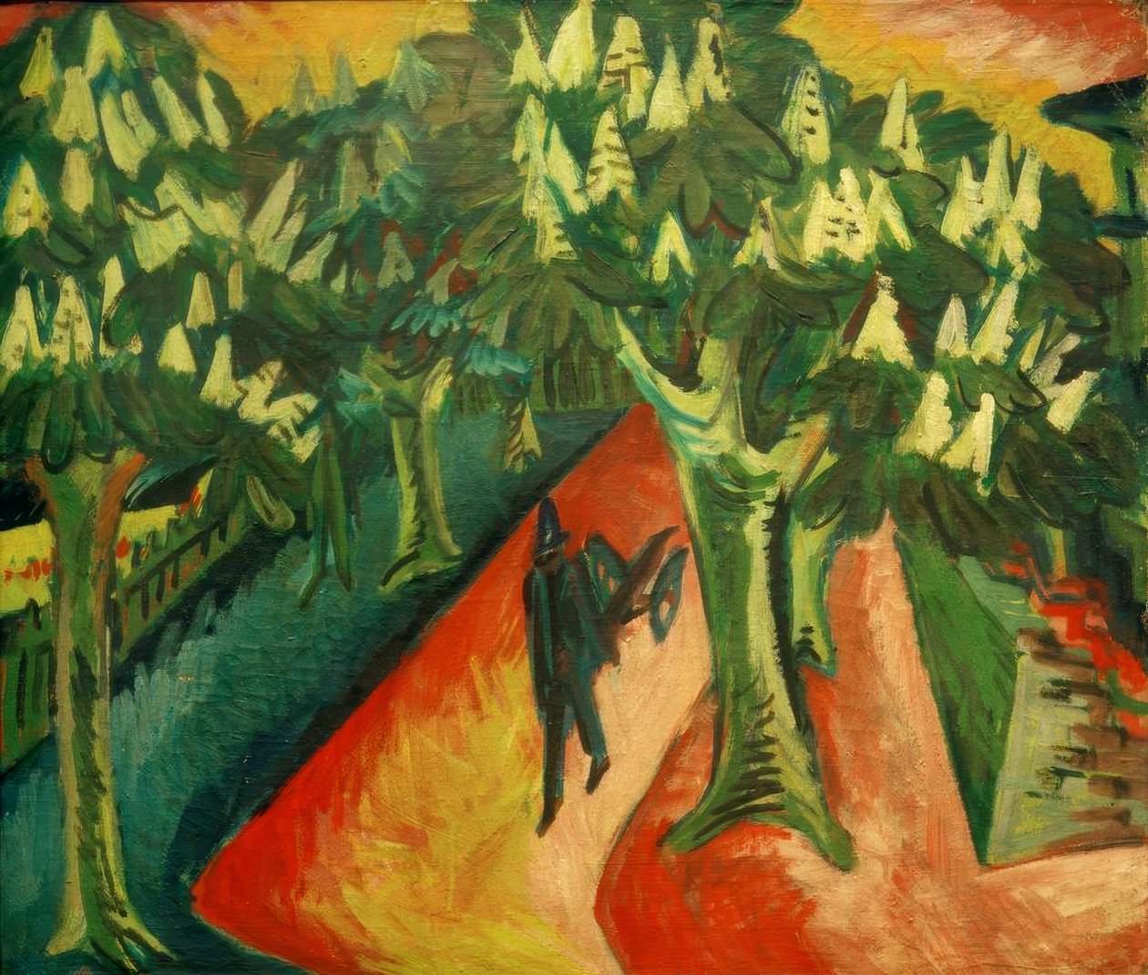 Avenida de castaños | Ernst Ludwig Kirchner