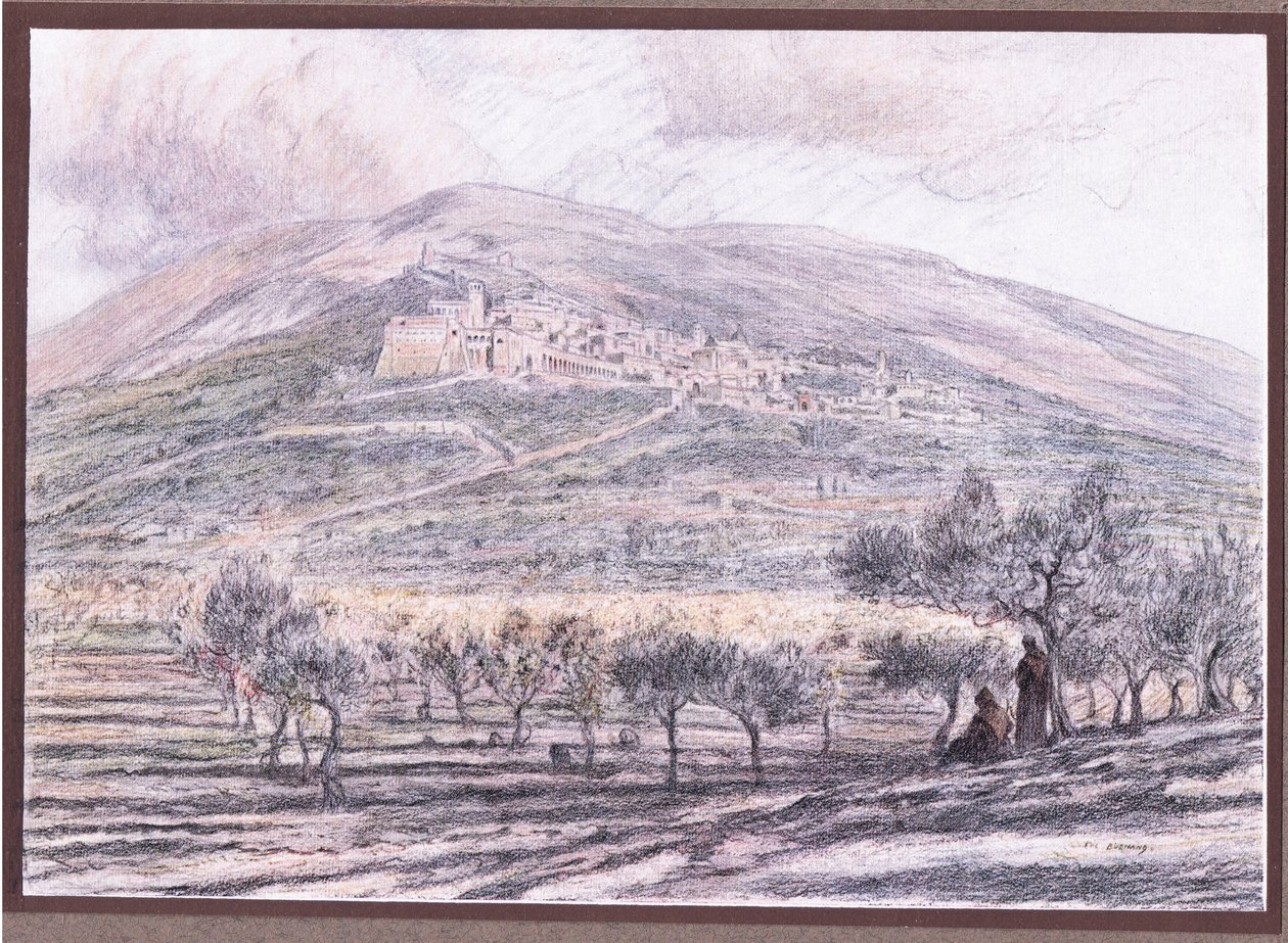 Asís | Eugene Burnand | Impresión de arte