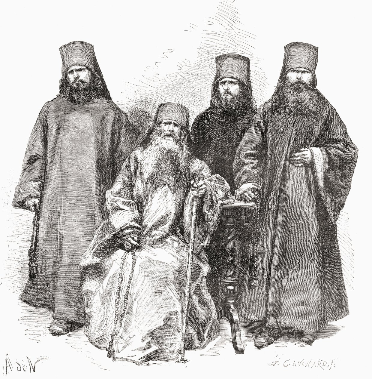 Filaret Drozdov y sus tres hijos, de 'El Mundo en la Mano', publicado ...