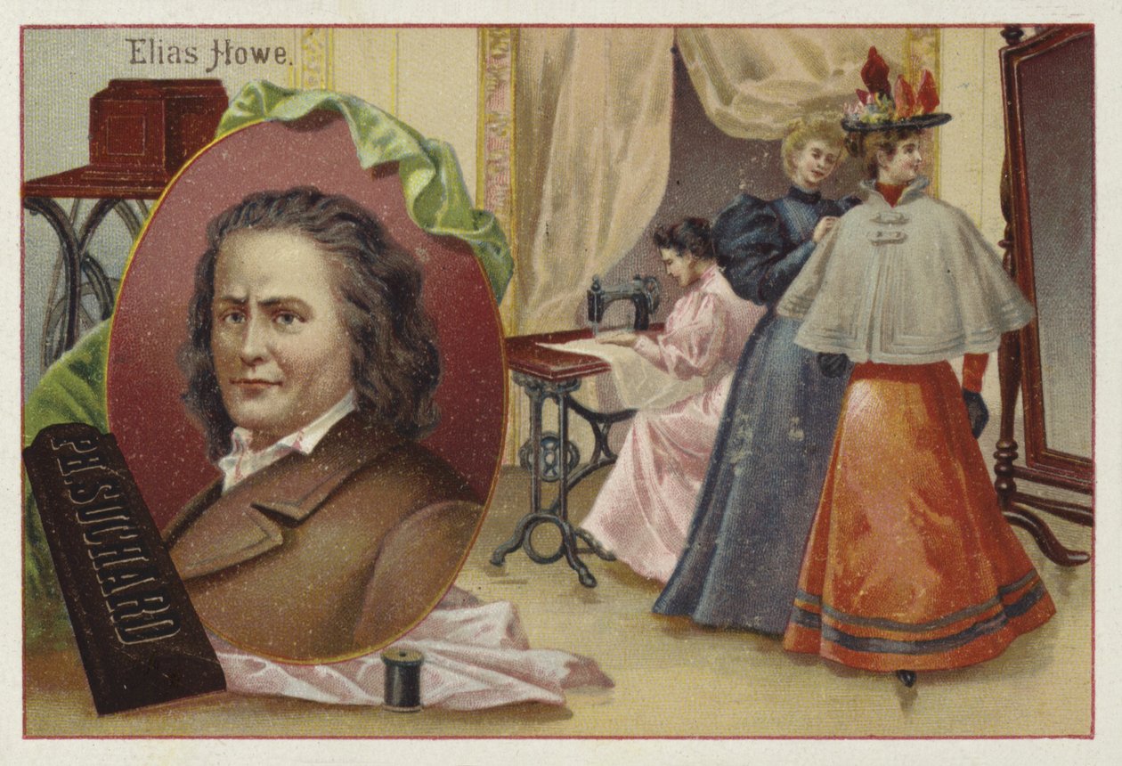 Elias Howe, inventor estadounidense y pionero de la máquina de coser