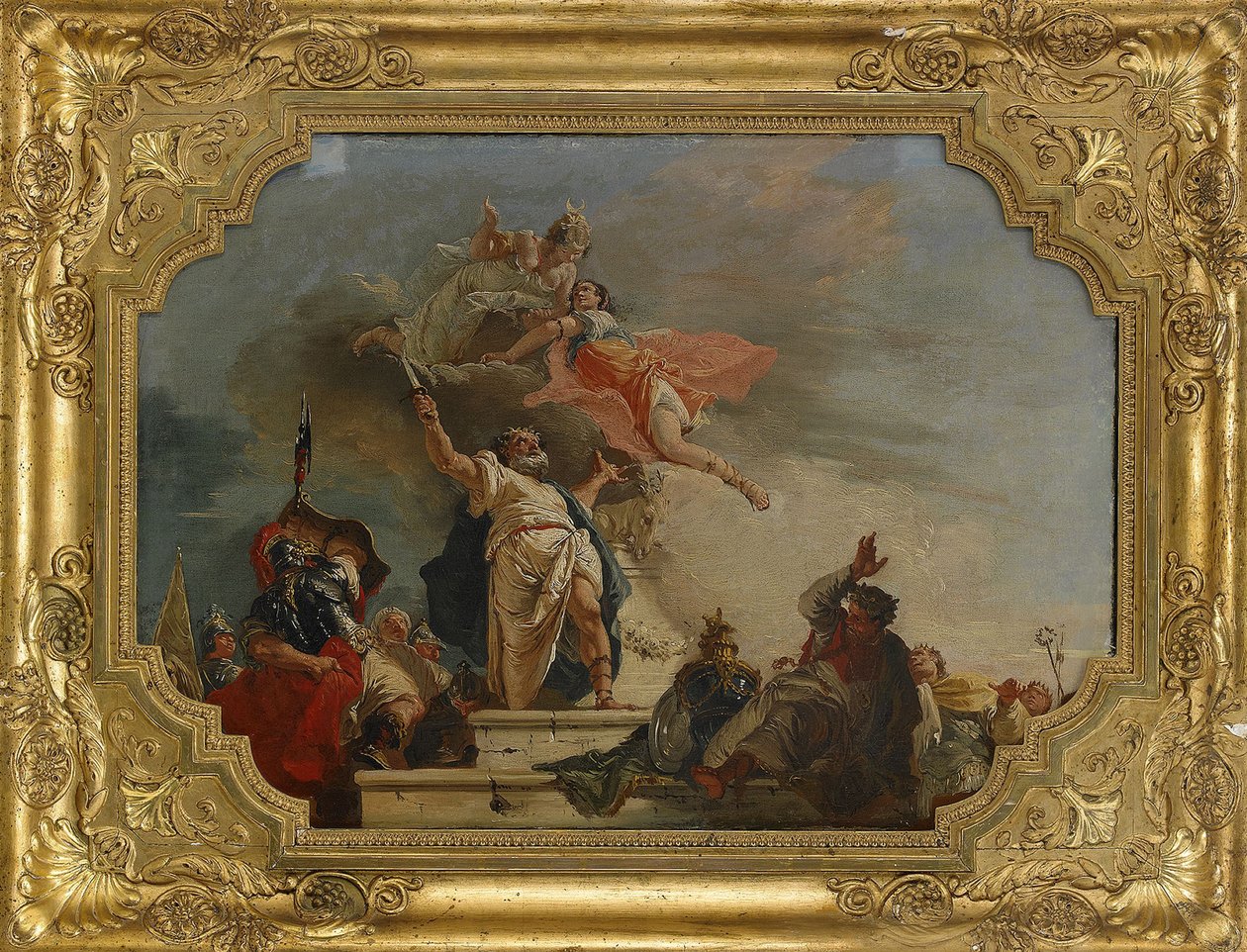 El Sacrificio de Ifigenia, siglo XVIII | Impresión de arte