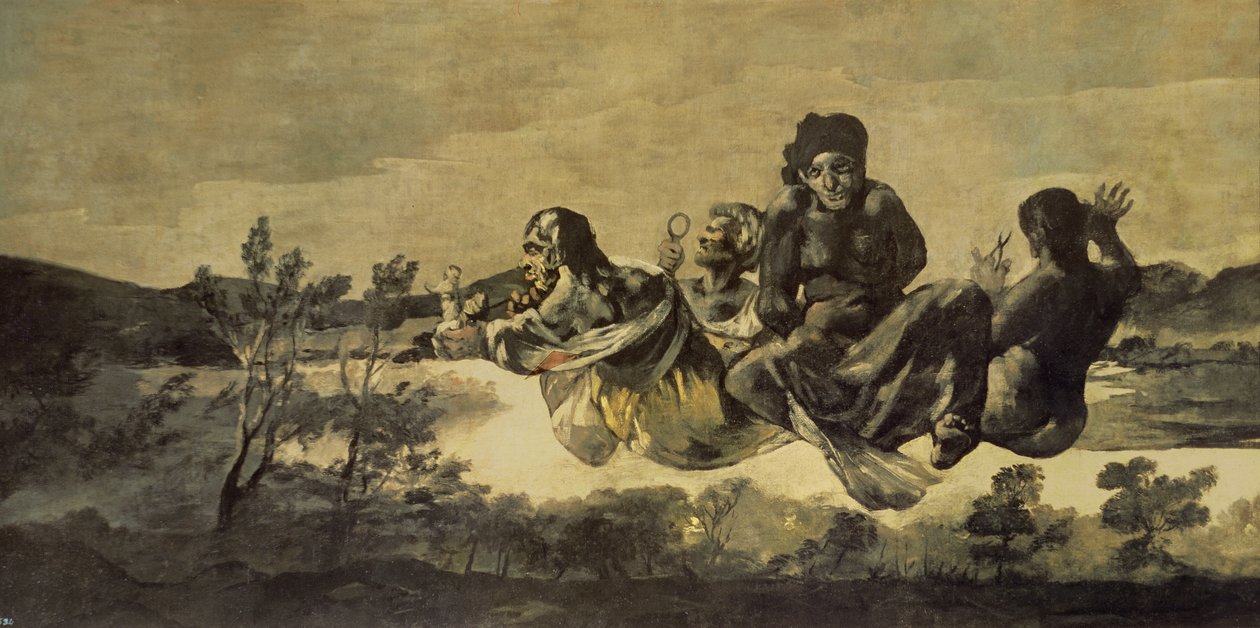 Las Parcas, 1819-23 | Francisco de Goya | Impresión de arte