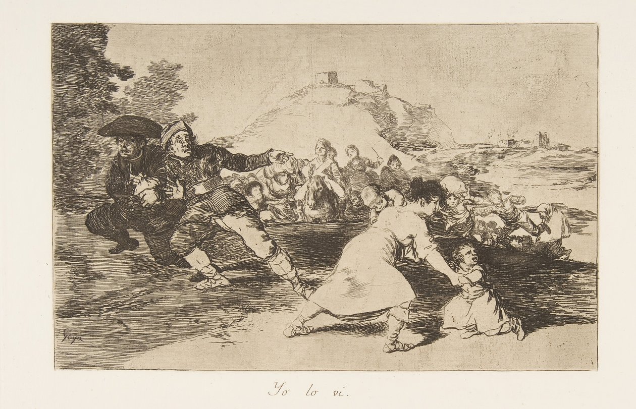 Placa 44 de Los desastres de la guerra: Vi..., 1810 publicado 1863
