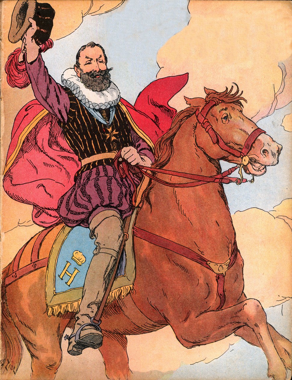 Rey Enrique IV (1553-1610) - Ilustración de François Edouard Zier en ...