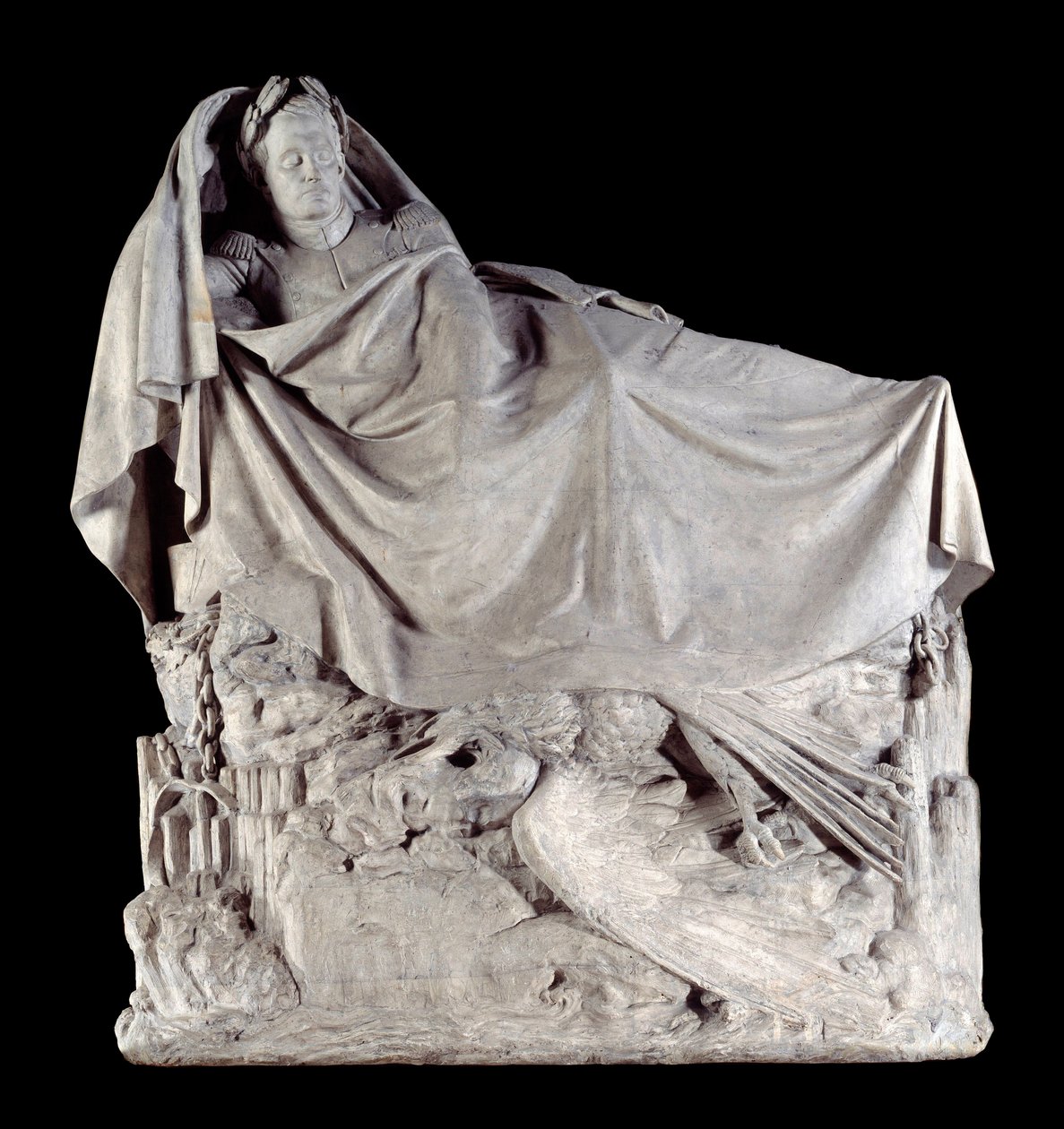 El emperador Napoleón I (1769-1821) despertando a la inmortalidad ...