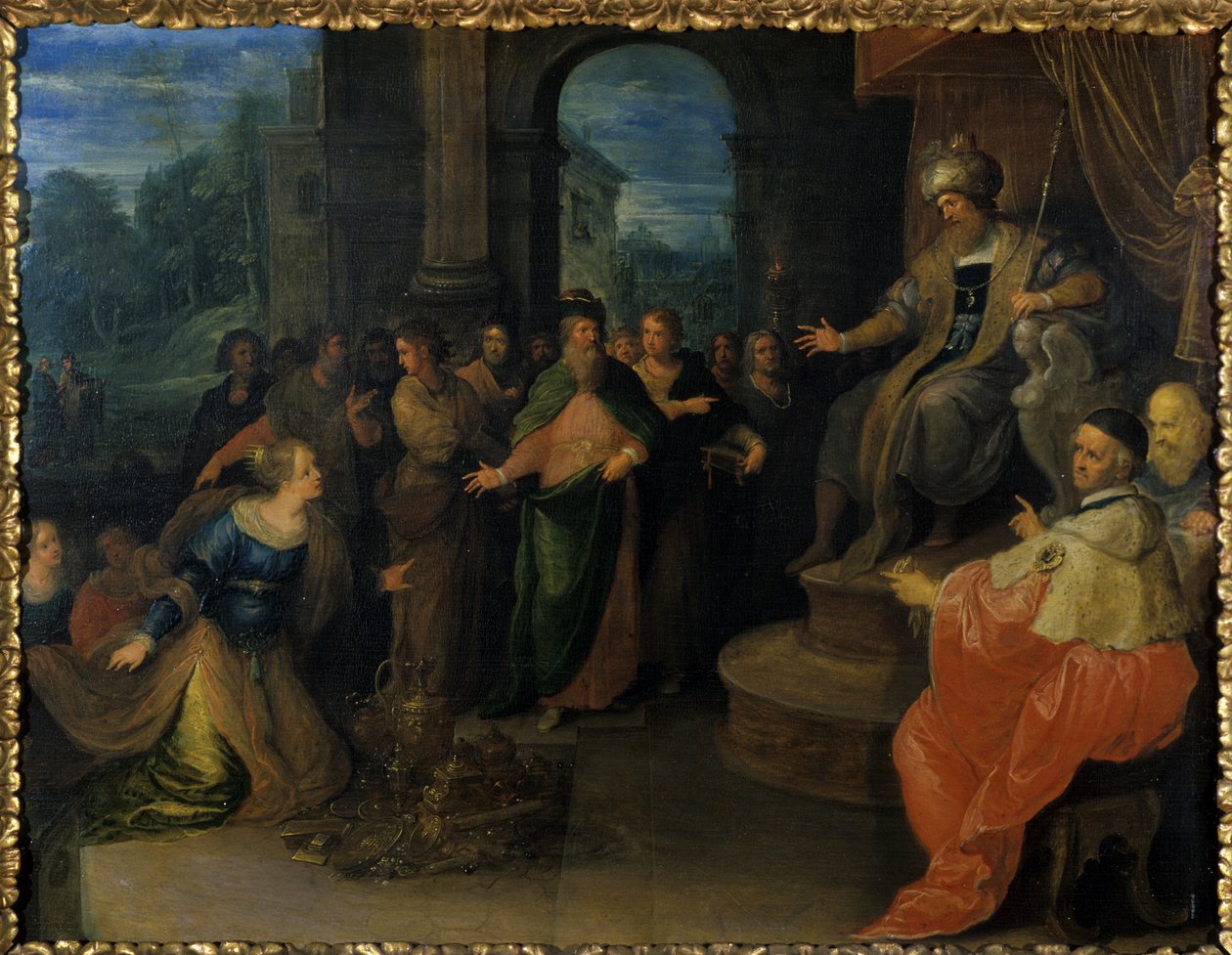 La Reina de Saba ante Salomón | Impresión de arte