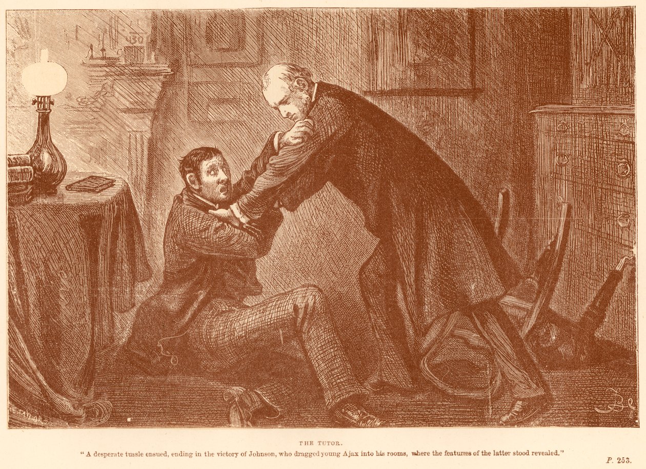 El tutor | Frederick Barnard | Impresión de arte