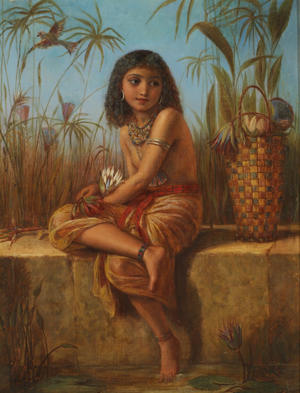 Una florista egipcia | Frederick Goodall