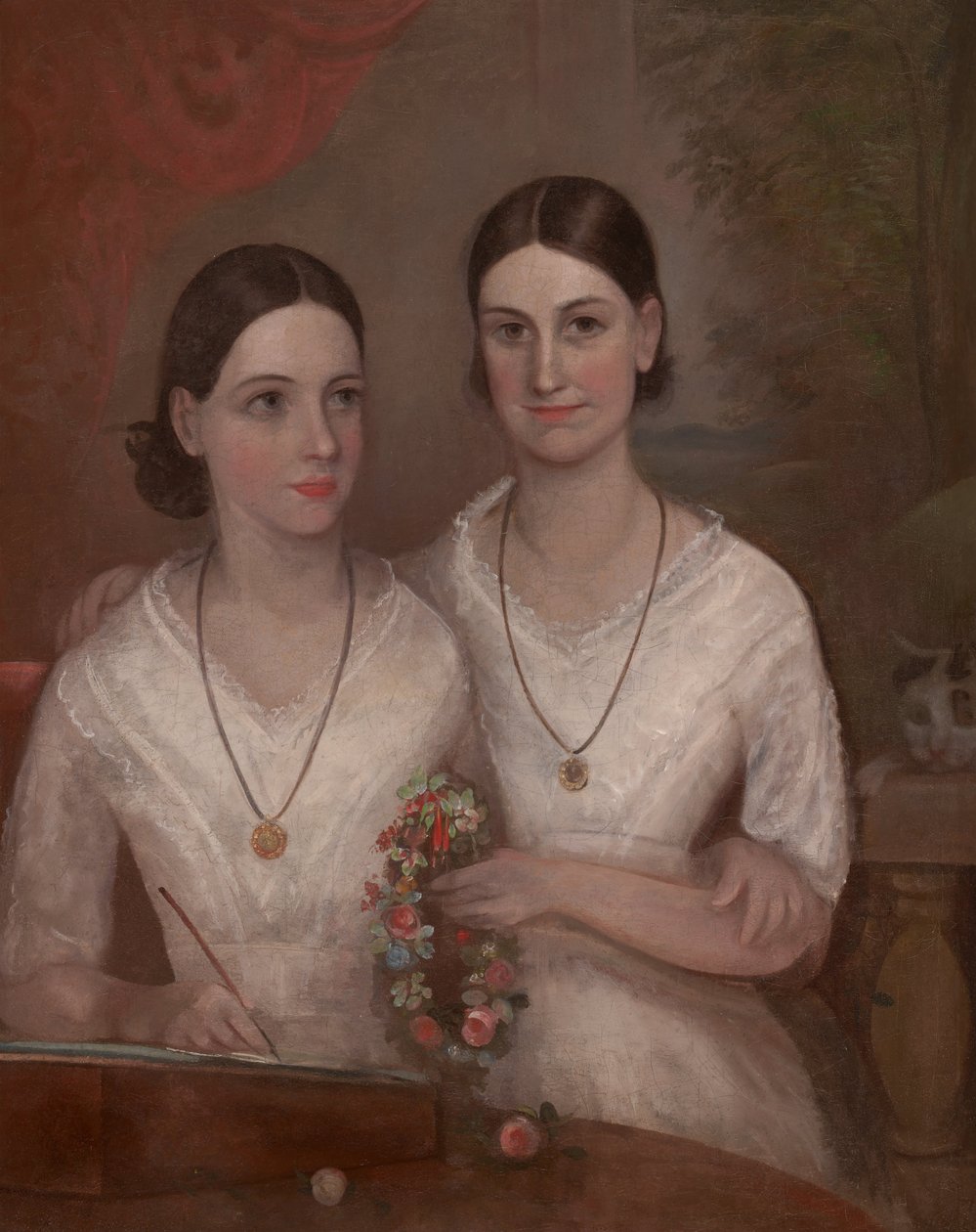 Señoritas Isabella y Fanny, hijas del reverendo William Browne