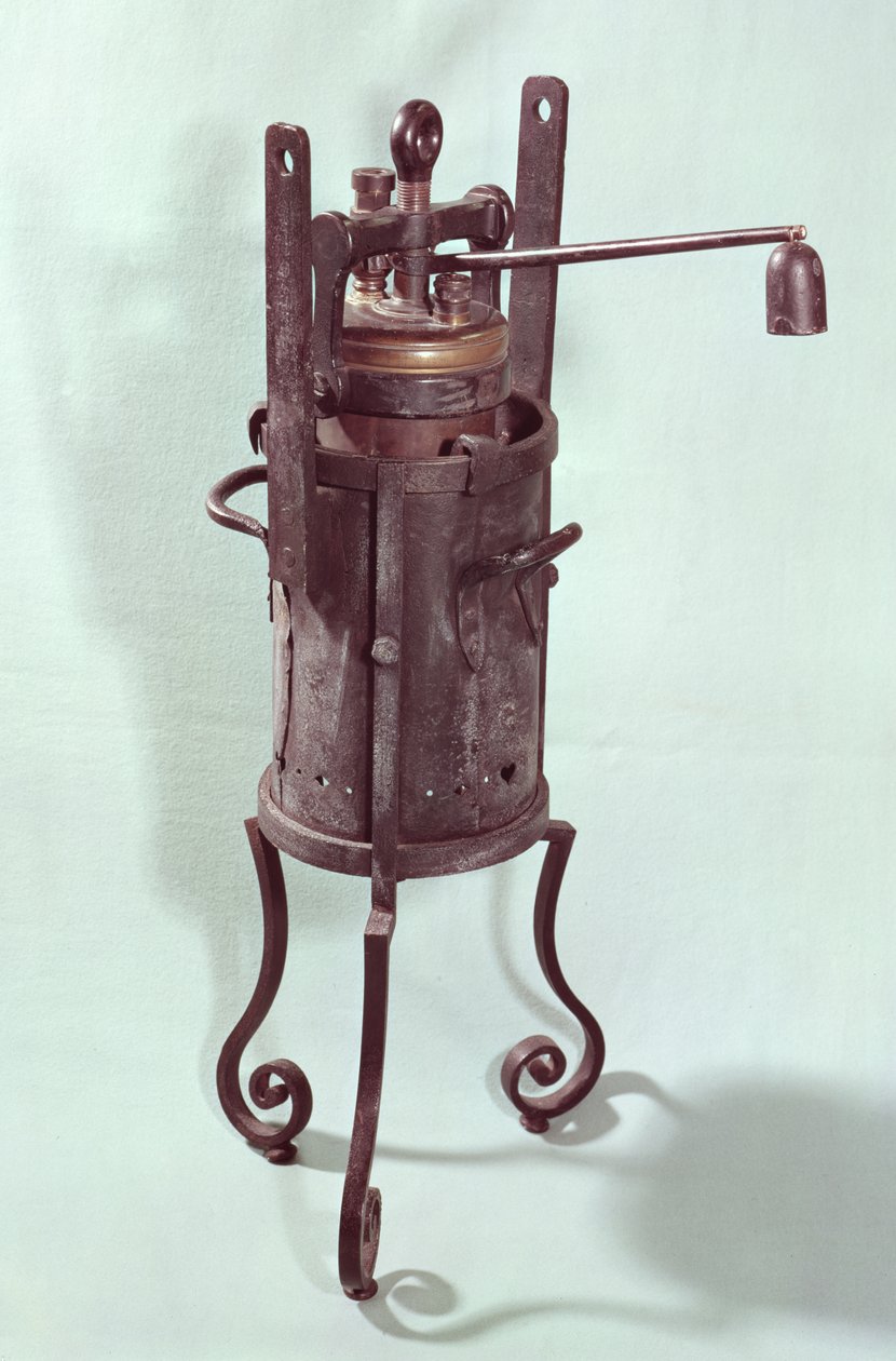 Olla a presión inventada por Denis Papin (1647-c.1712) 1679