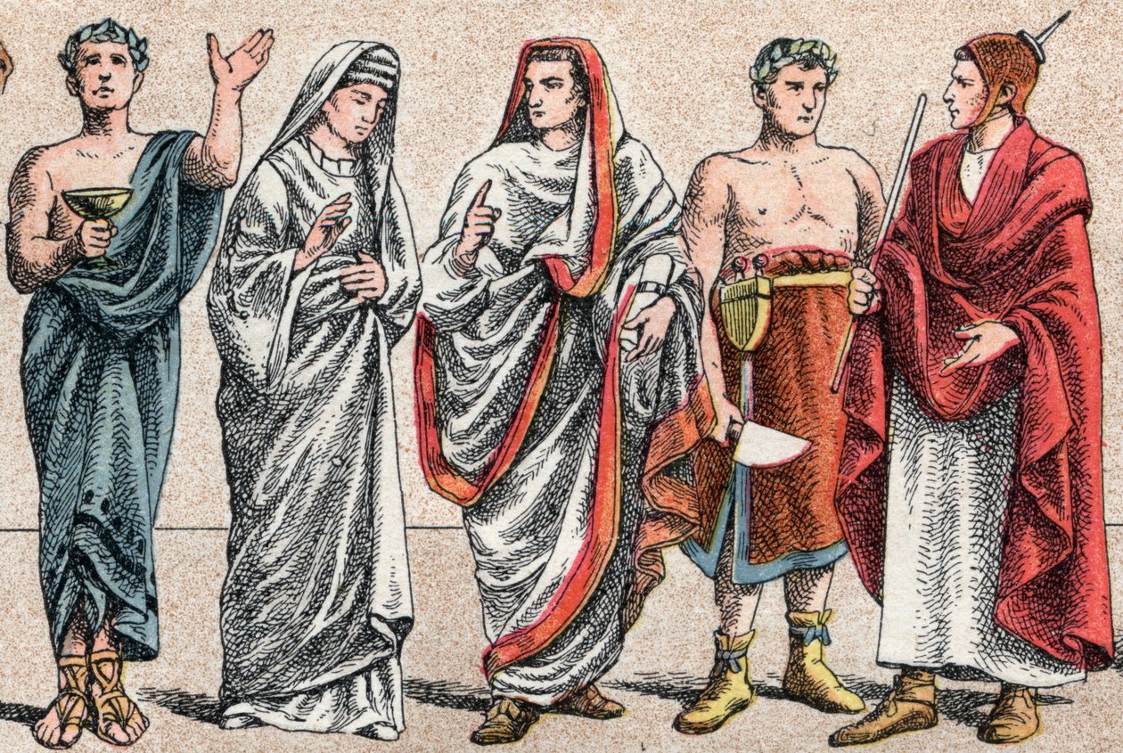 Folleto De Datos Sobre La Moda En La Antigua Roma