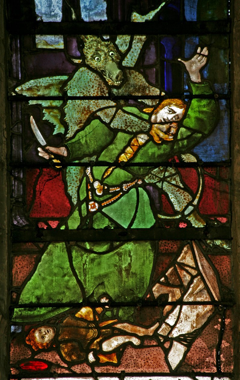 Ventana w9 que representa un demonio atacando