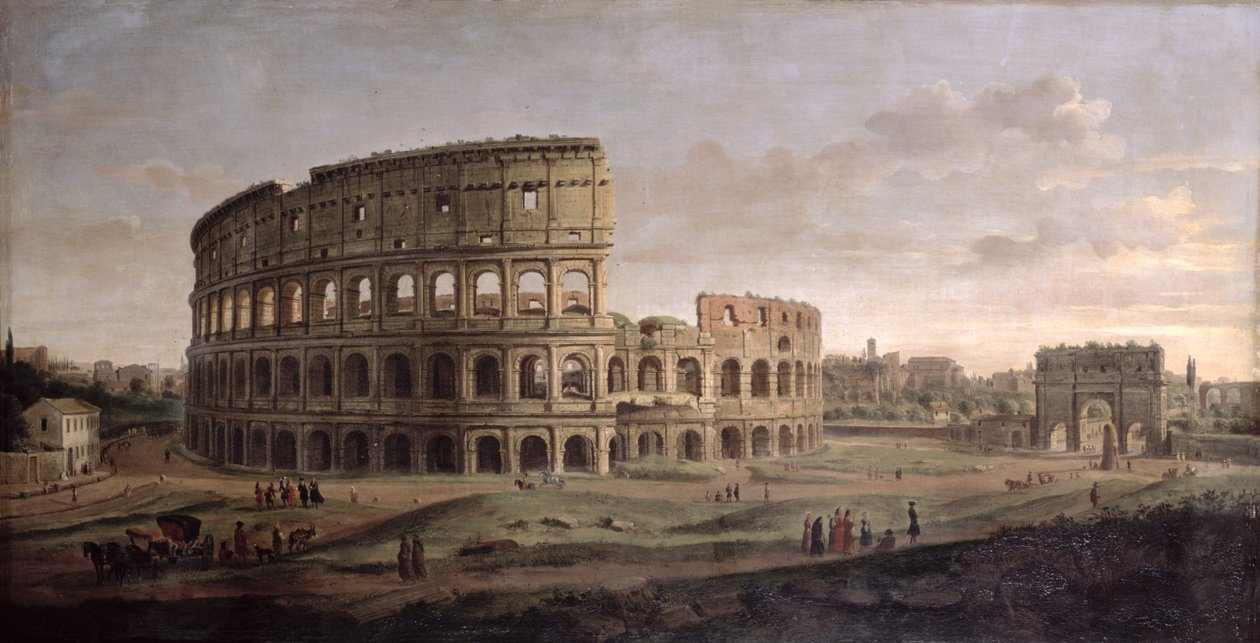 El Coliseo | Gaspar van Wittel | Impresión de arte