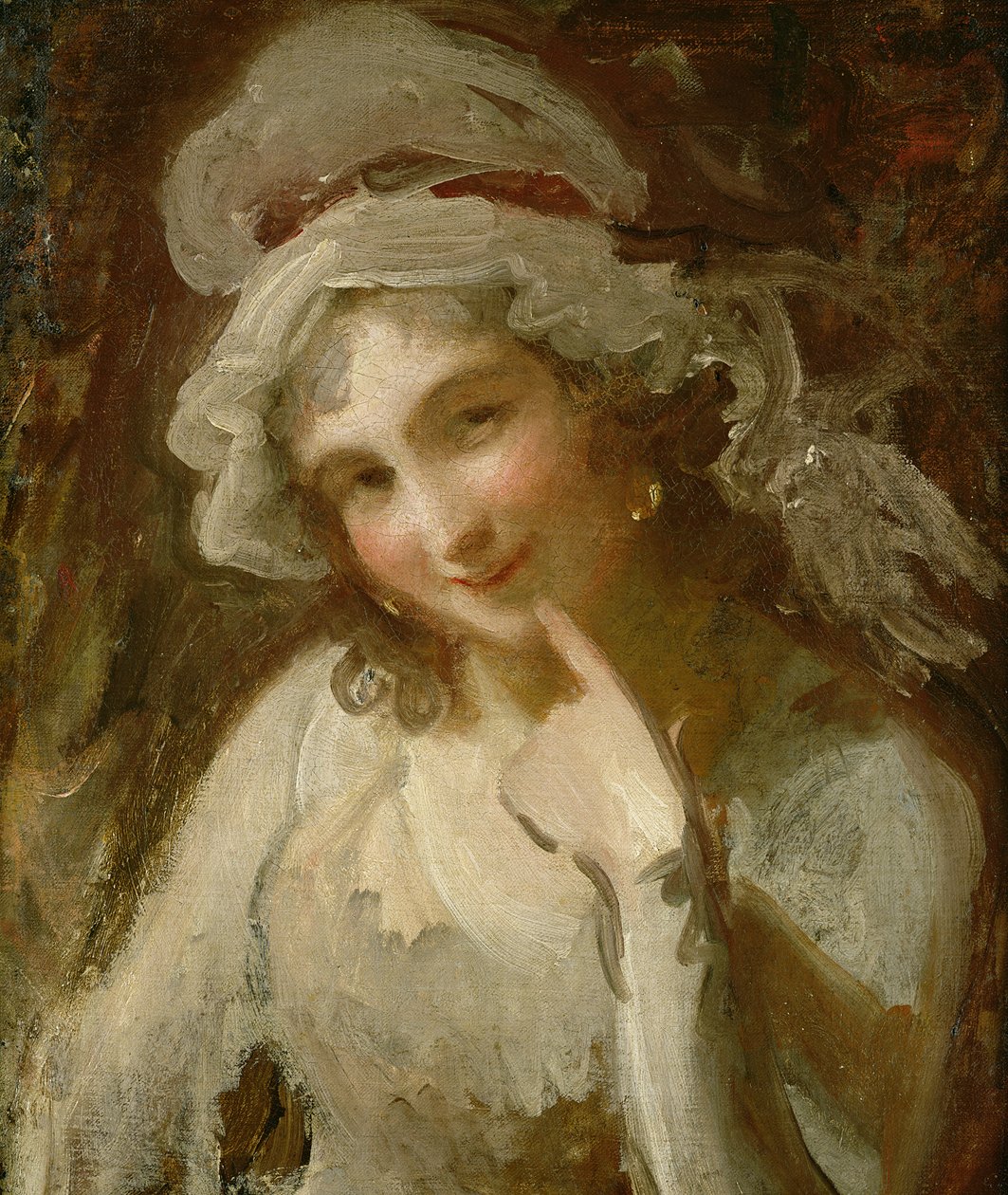 Estudio de una joven sonriente | George Romney
