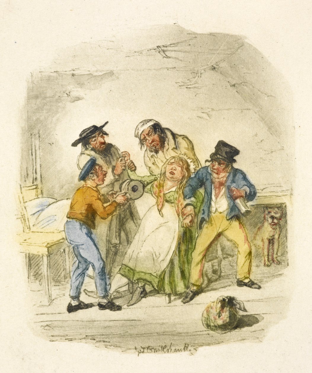 Ilustración para "Oliver Twist" | George Cruikshank