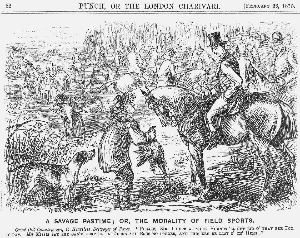 Un pasatiempo salvaje, o, la moralidad de los deportes de campo, 1870