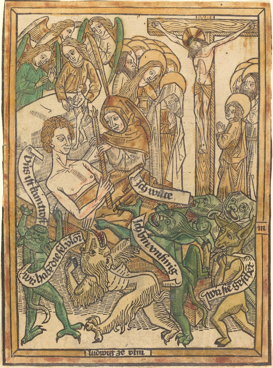 La última agonía del moribundo | German 15th Century