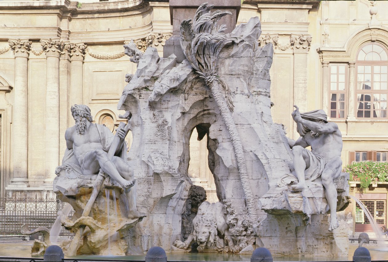 Fuente de los Cuatro Ríos, 1651 | Gian Lorenzo Bernini