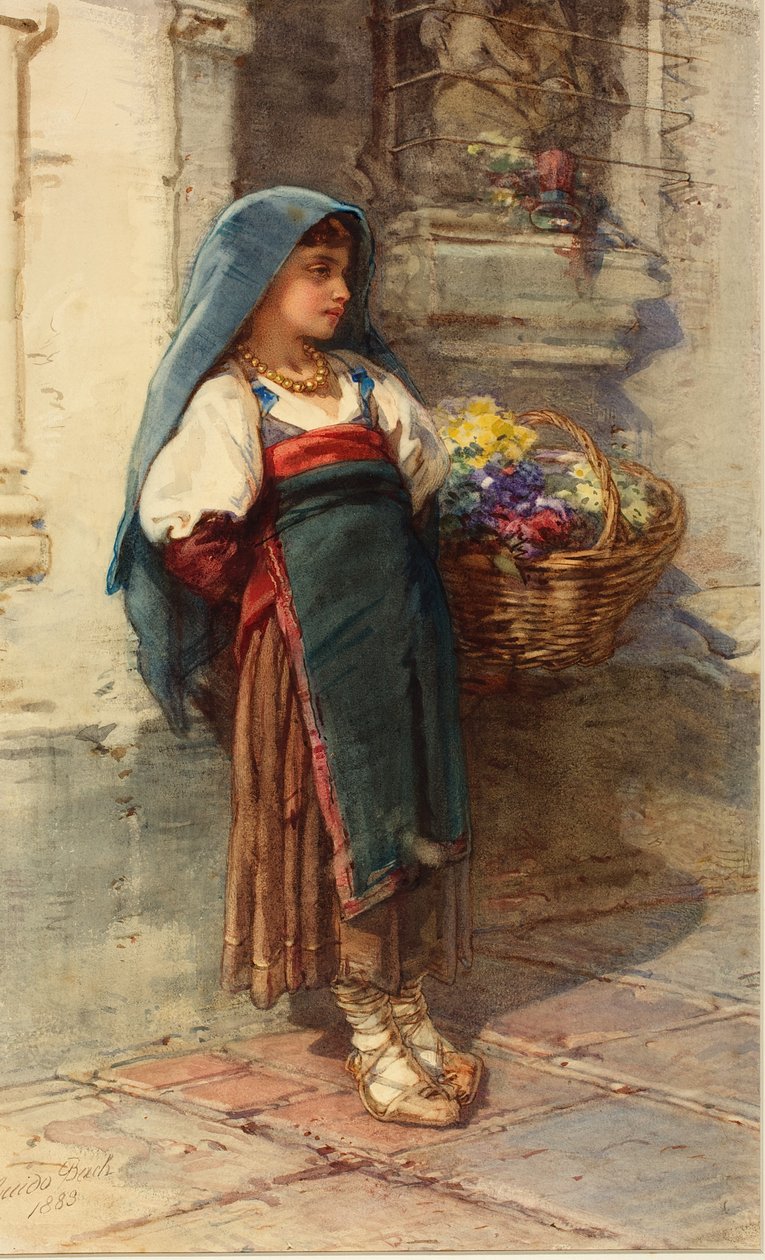 Estudio de figura, 1883 | Guido Bach | Impresión de arte