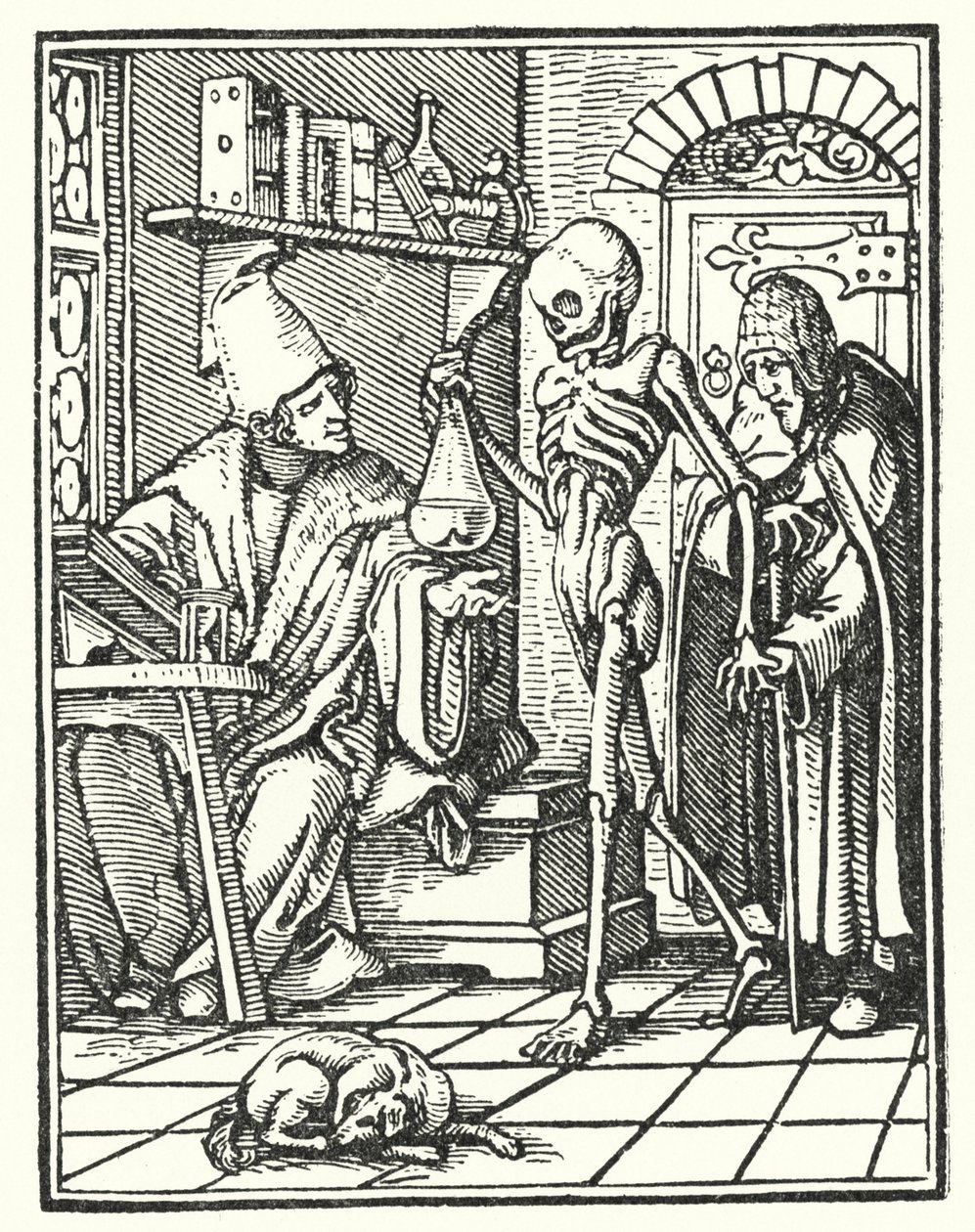 La muerte y el médico | Hans Holbein der Jüngere