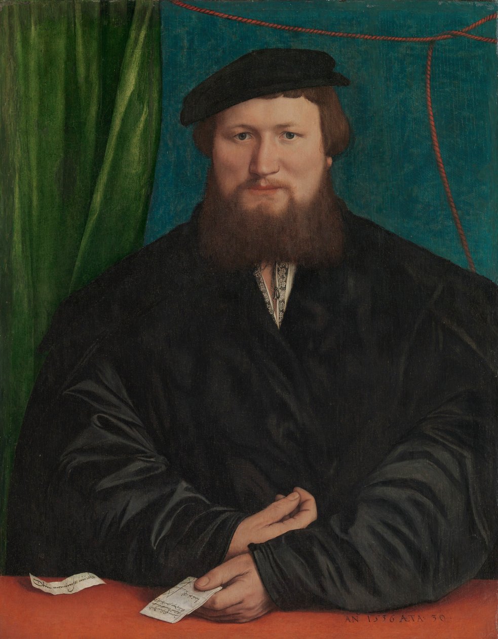 Derick Berck de Colonia, 1536 | Hans Holbein der Jüngere