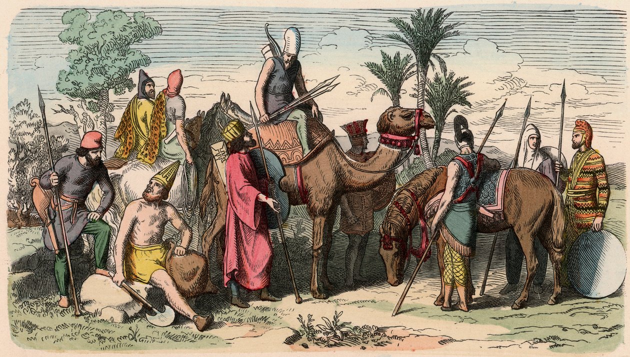 Antiguo Oriente / Persas: Vestimenta del ejército persa