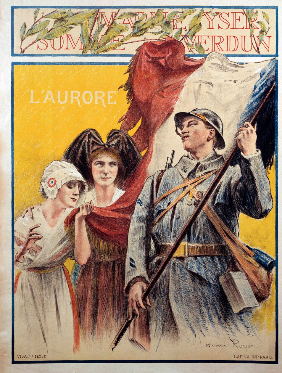 Carteles De Propaganda De La Primera Guerra Mundial En El Jardín De La