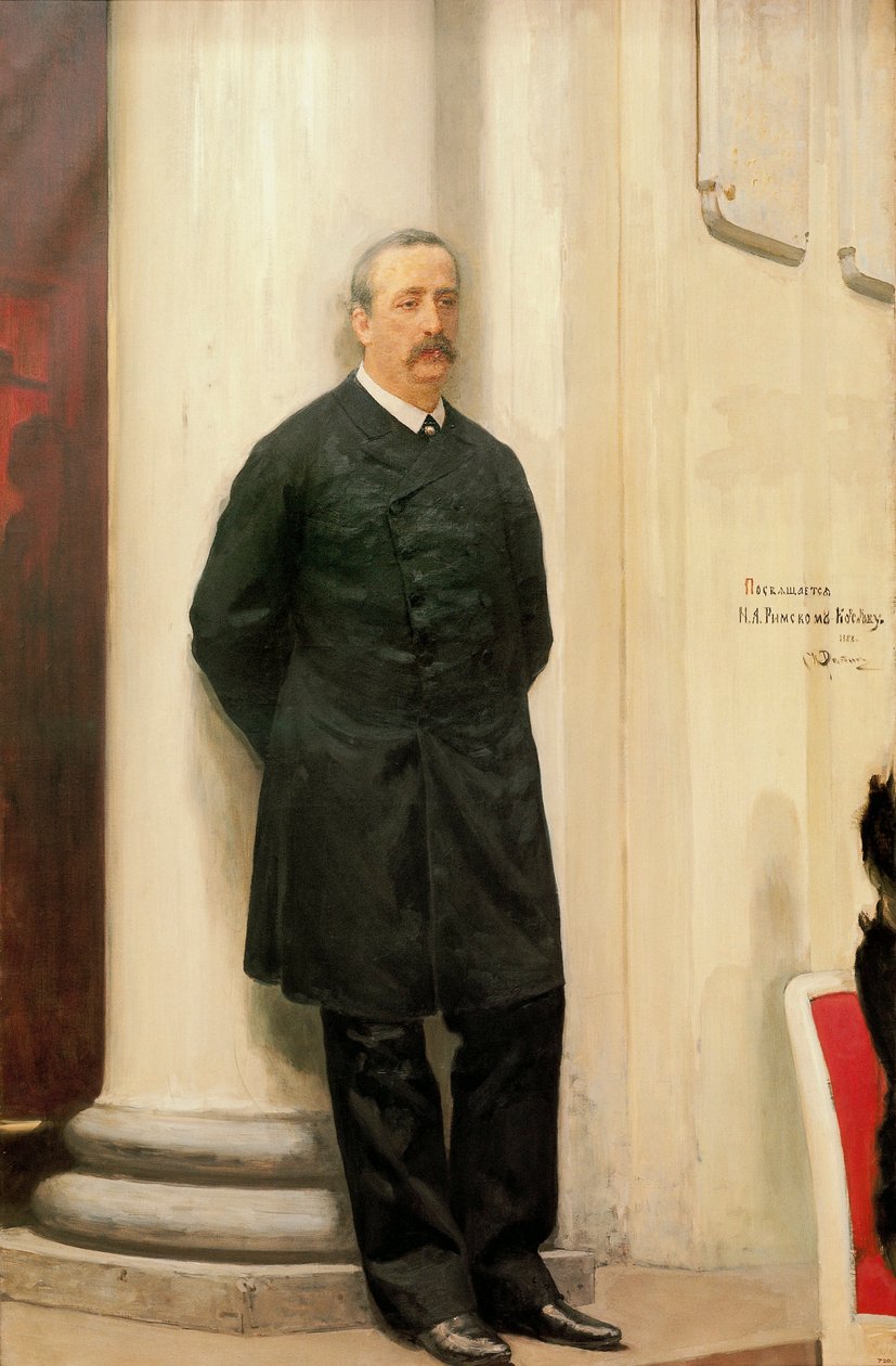 Retrato de Alexander Borodin | Ilya Efimovich Repin