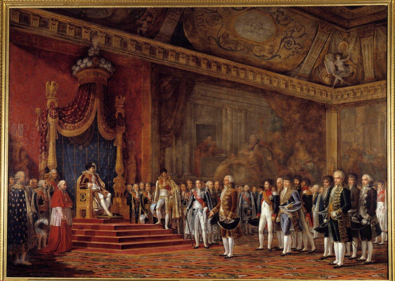 La Diputación del Senado Romano ofreciendo tributos al Emperador ...