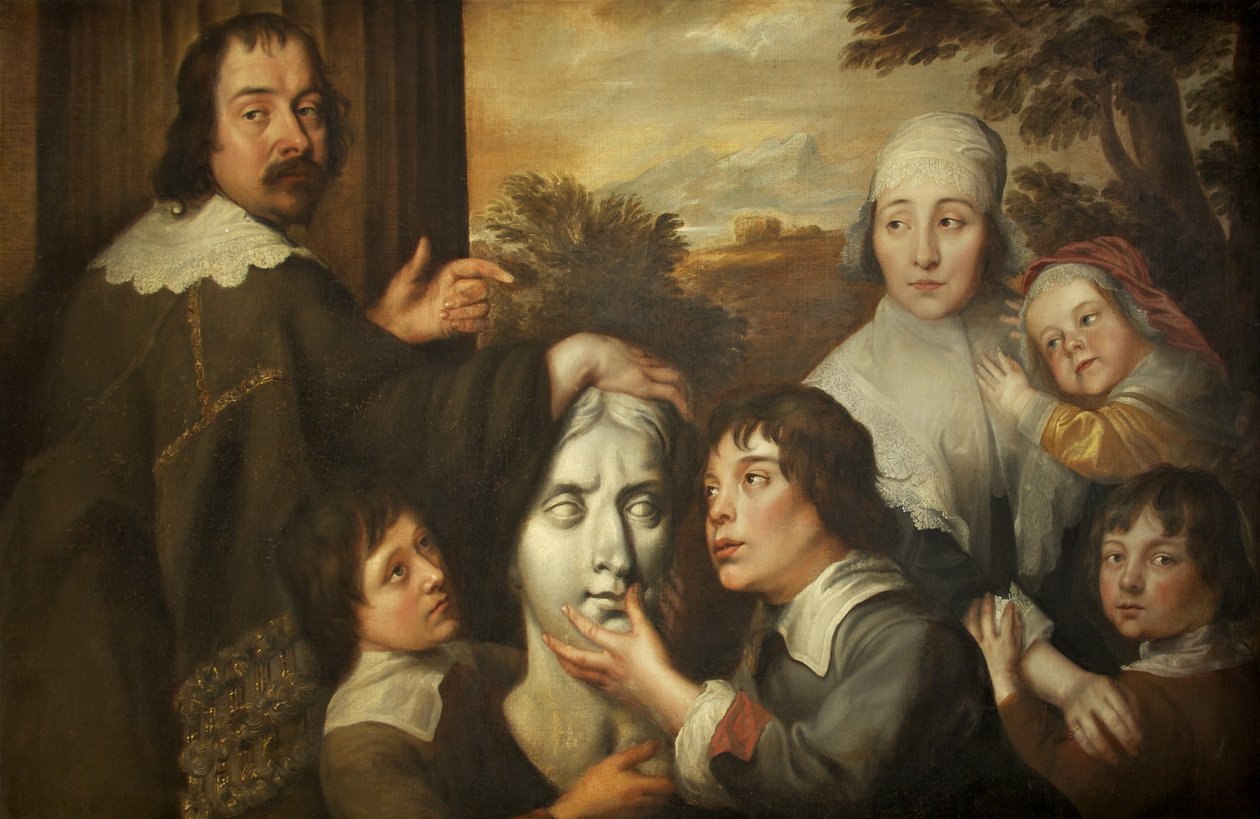 Grupo Familiar | Isaac Fuller | Impresión de arte