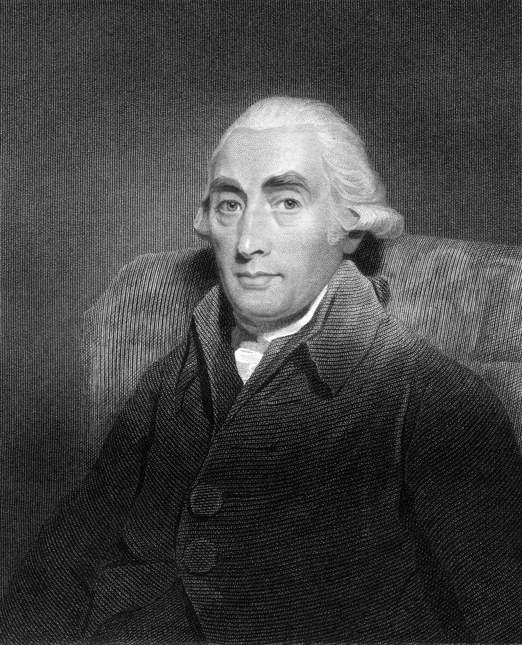 Joseph Black, físico y químico escocés del siglo XVIII, 1836