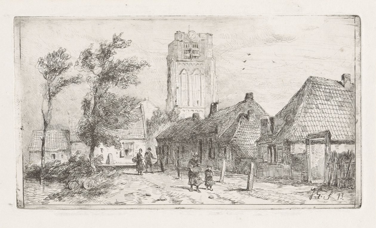 Vista del pueblo con la torre de la iglesia | Jan Gerard Smits