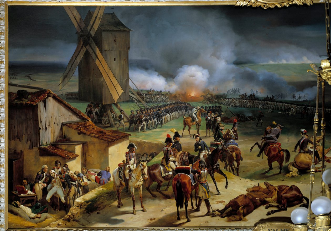 La batalla de Valmy el 20 de septiembre | Impresión de arte