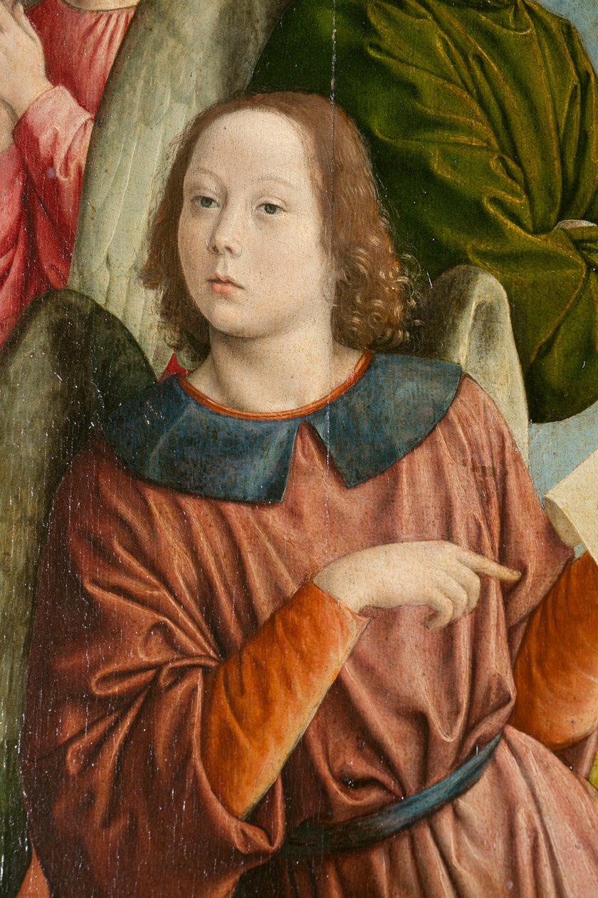 Un ángel (detalle) | Jean Hey | Impresión de arte