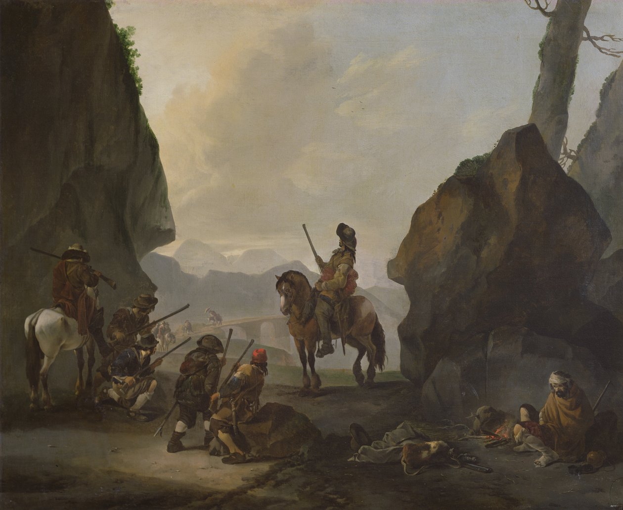Ladrones al acecho | Johannes Lingelbach