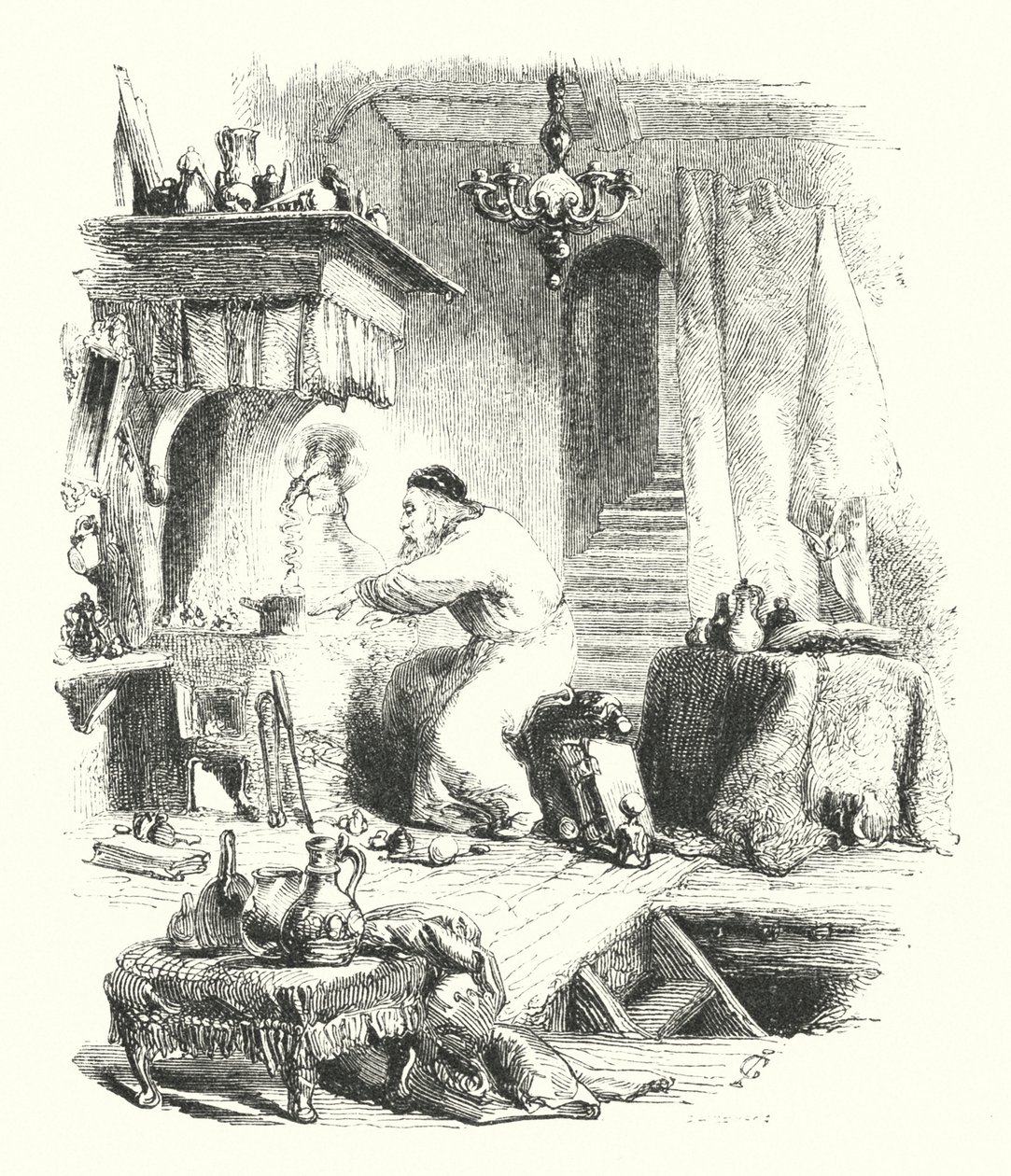 El Alquimista | John (after) Gilbert | Impresión de arte