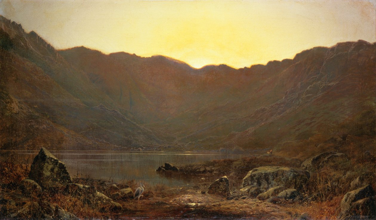 El refugio de la garza | John Atkinson Grimshaw