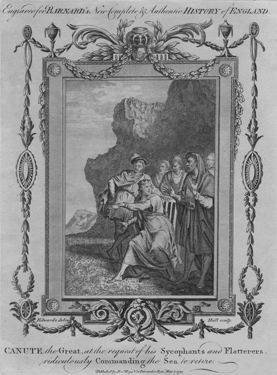 Canuto el Grande, a petición de sus aduladores y lisonjeros ...