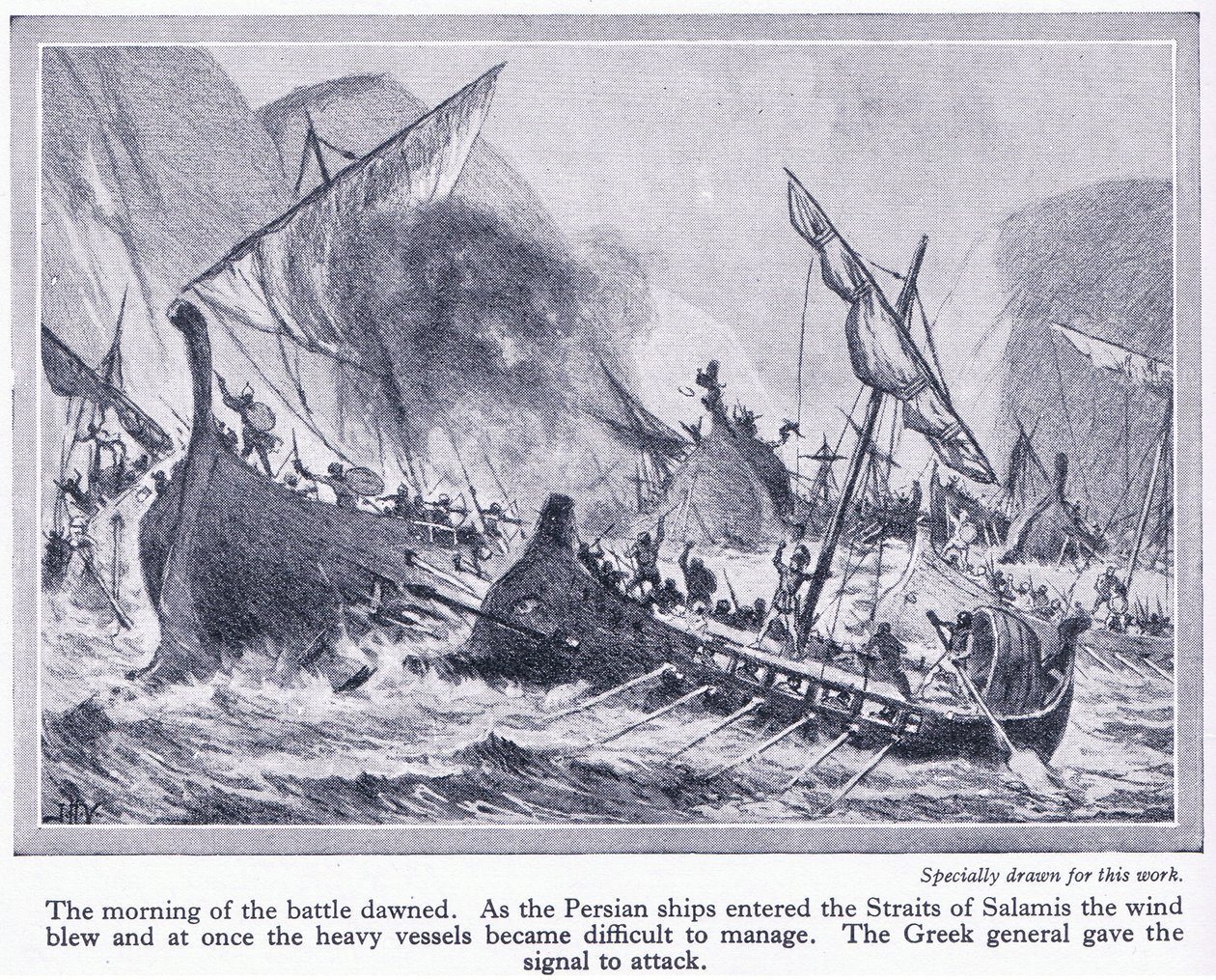 Batalla de Salamina: Cuando los barcos persas entraron en los estrechos ...