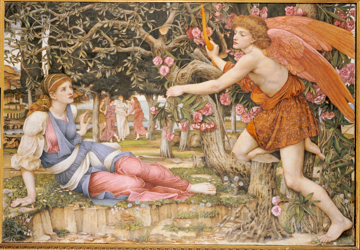 El amor y la doncella | John Roddam Spencer Stanhope