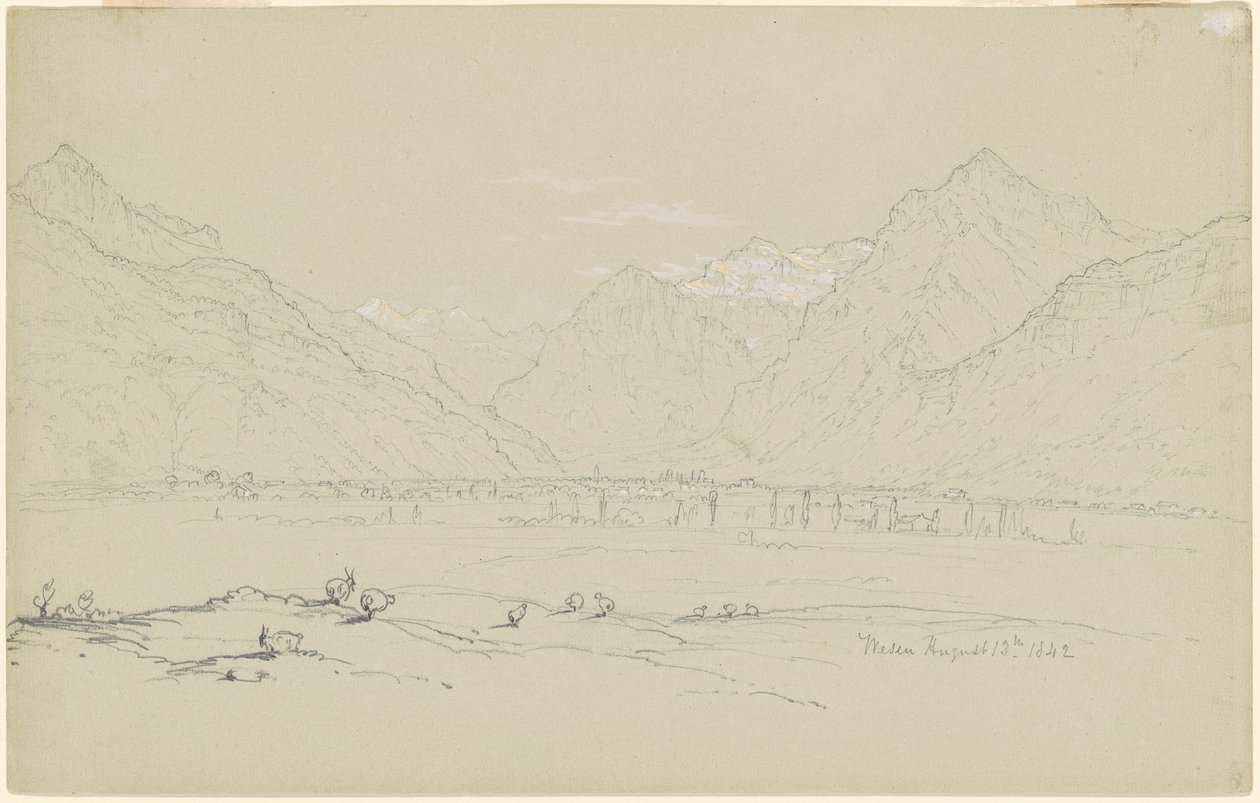 Weser | John William Casilear | Impresión de arte