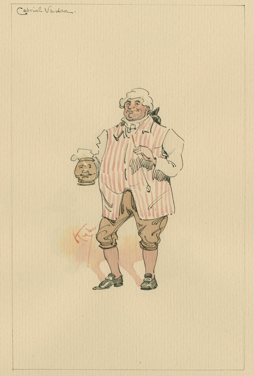 Gabriel Varden | Joseph Clayton Clarke | Impresión de arte