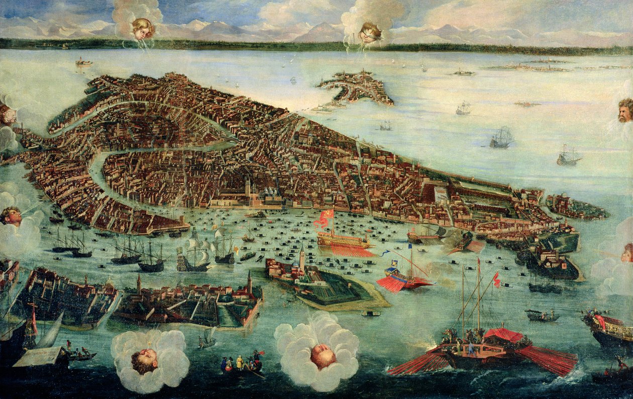 Vista aérea de Venecia | Joseph Heintz der Jüngere