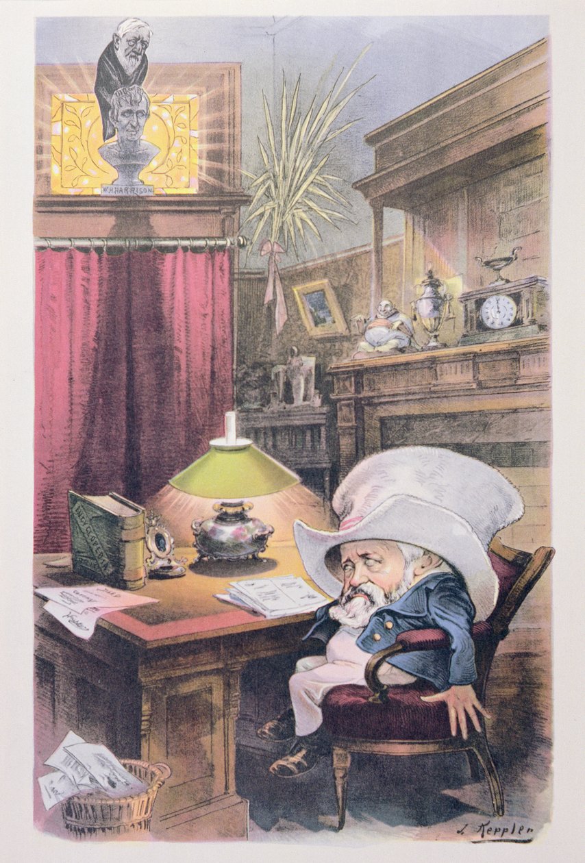 El Cuervo | Joseph Keppler | Impresión de arte