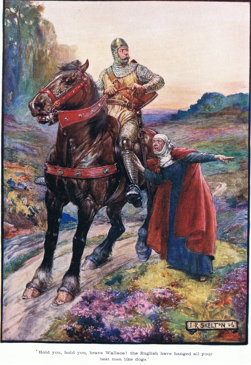 ¡Detente, detente, valiente Wallace! Los ingleses han colgado a todos ...