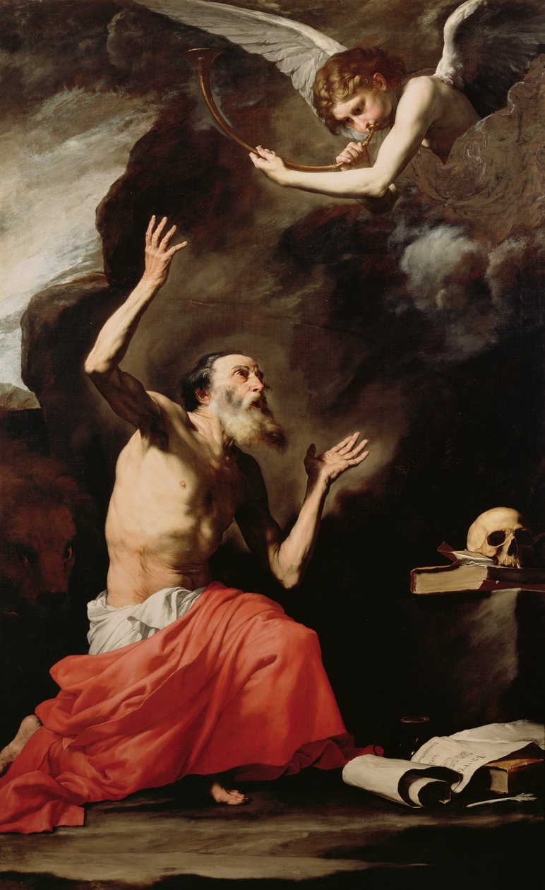 San Jerónimo y el Ángel del Juicio | Jusepe de Ribera