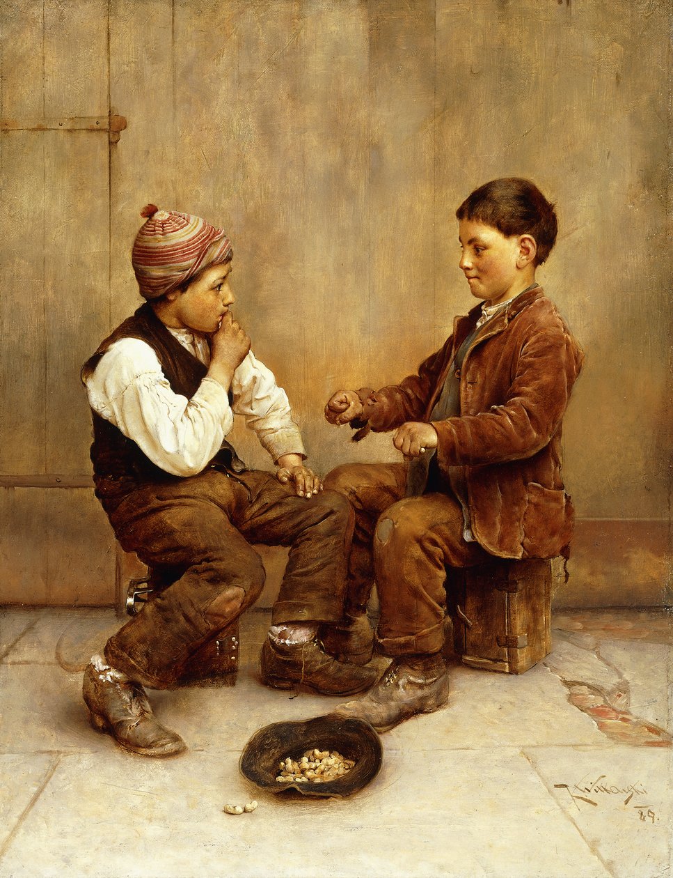 Elige una mano, 1889 | Karl Witkowski | Impresión de arte