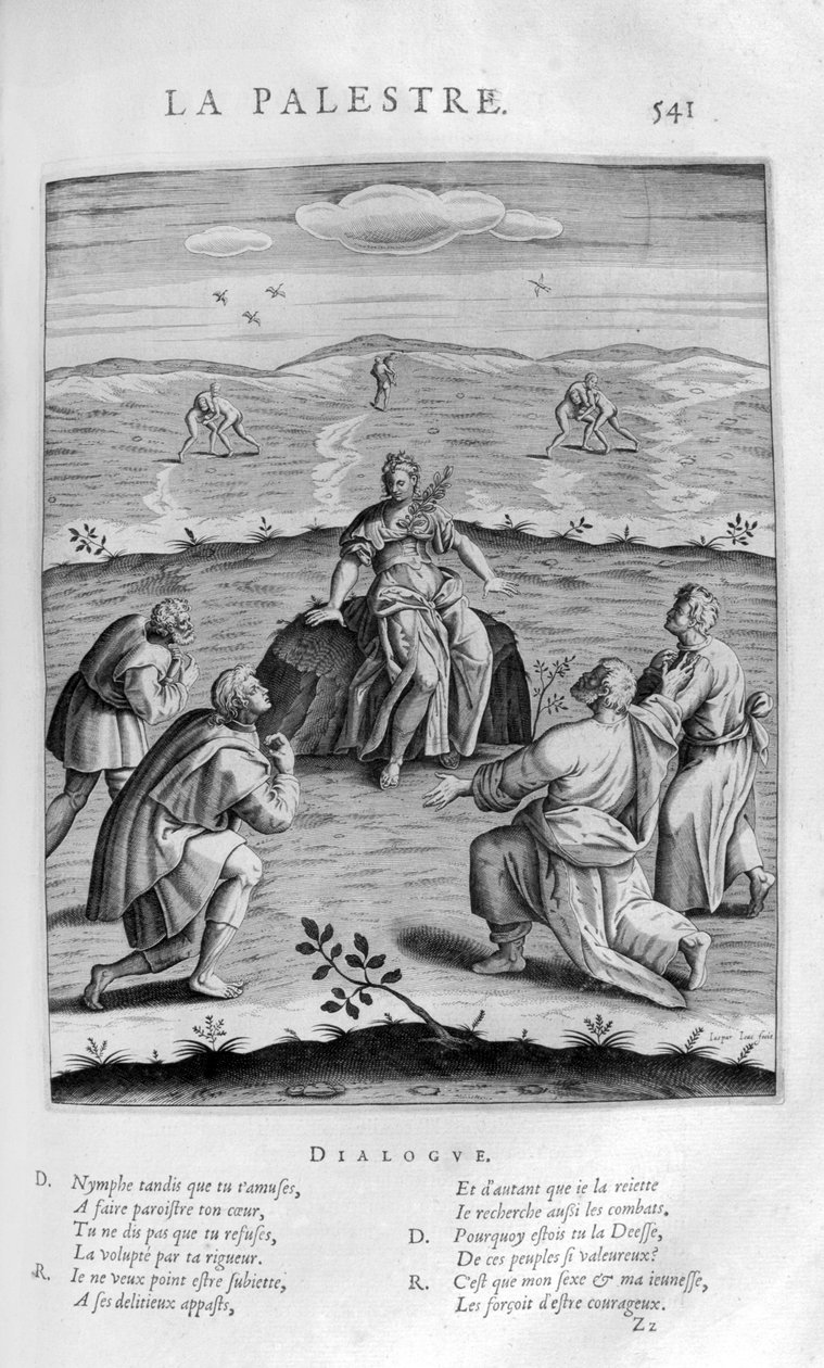 La palestra (escuela de lucha griega antigua)