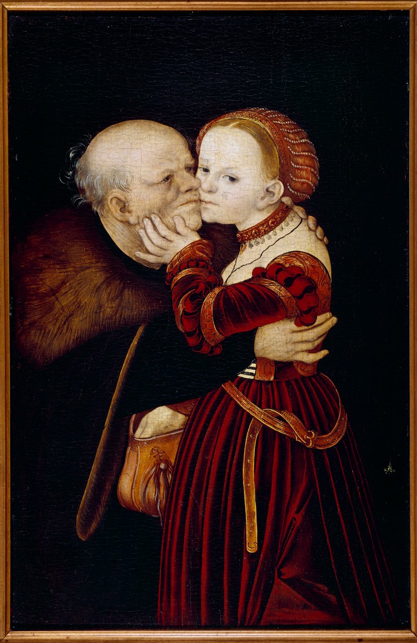El viejo tonto | Lucas the Elder Cranach | Impresión de arte